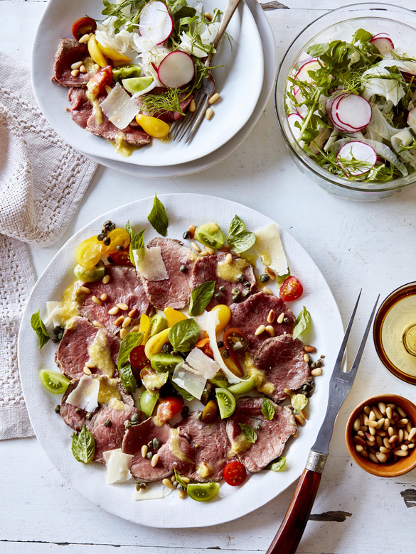 Beef carpaccio-style salad recipe | Australian Beef - Recipes, Cooking ...