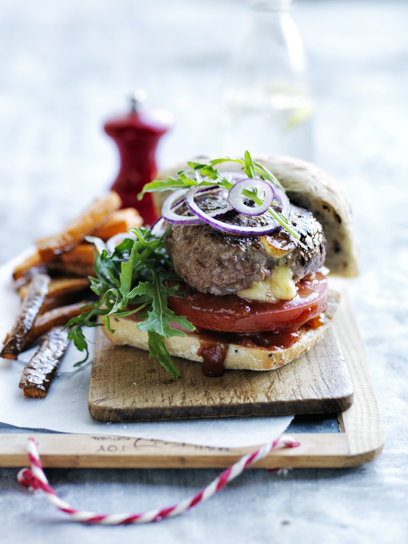 Three cheese beef burger recipe | Australian Beef - Recipes, Cooking ...